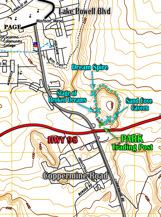 SAND COVE MESA - PAGE ARIZONA - GLEN CANYON - LAKE POWELL - GRAND STAIRCASE