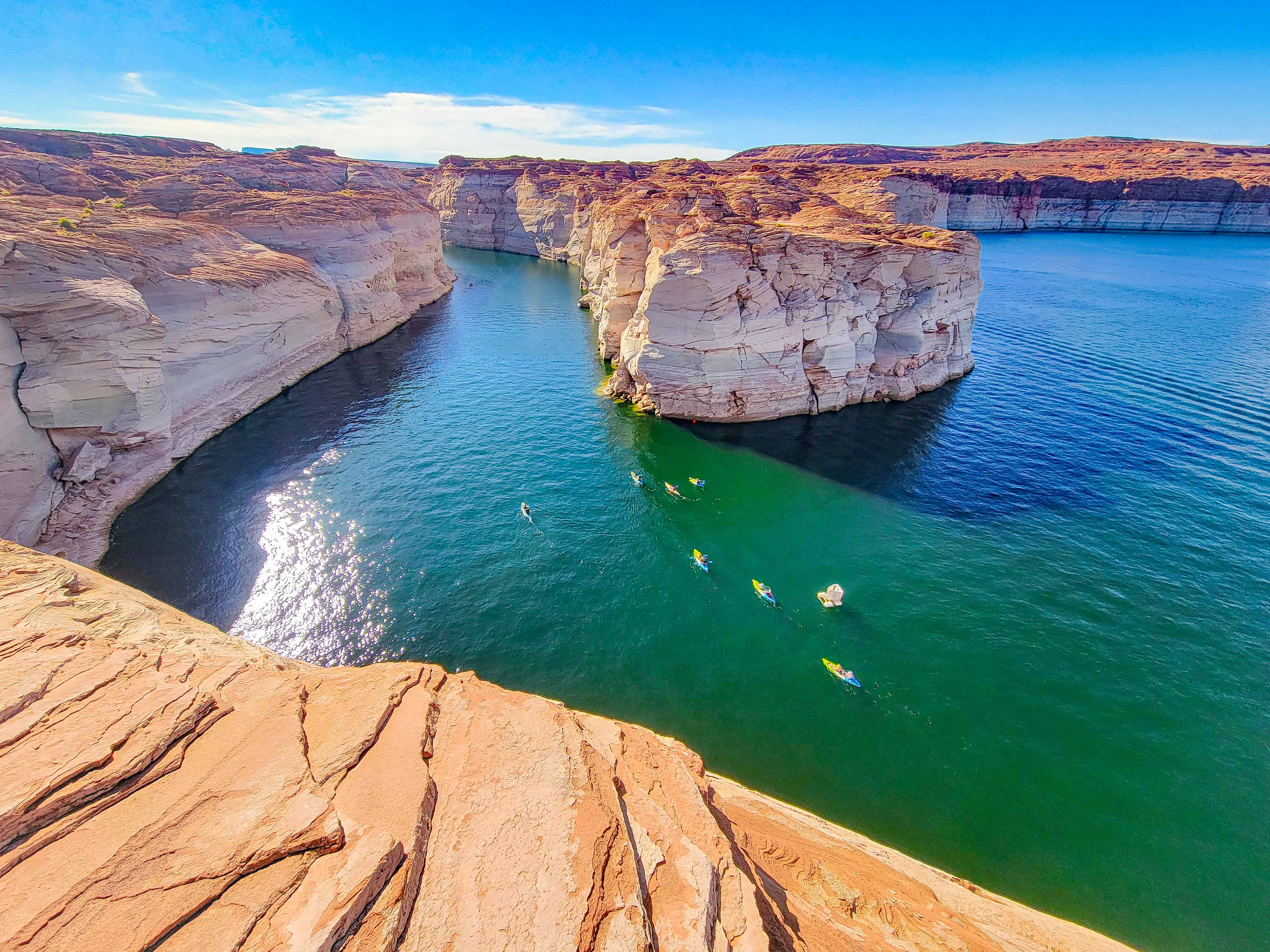 Antelope Canyon Lake Powell Rim Walk Page Arizona Glen Canyon