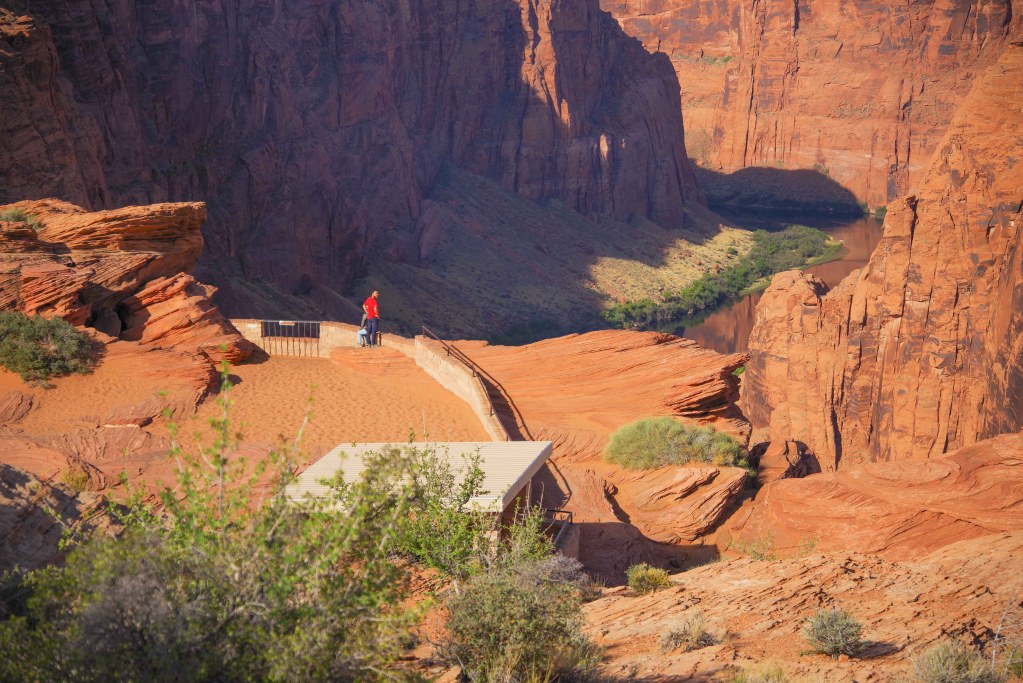GLEN CANYON DAM OVERLOOK - PAGE ARIZONA - GLEN CANYON - LAKE POWELL ...